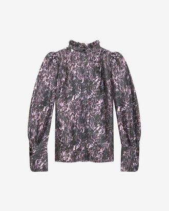 Isabel Marant Blouse Lamia - Femme - Prune - Taille 34 - Isabel Marant
