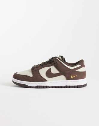 Nike Dunk baskets marron et blanc