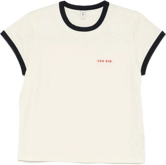 Sir. Sir., Femme, Tops, Blanc, Taille: 36 FR Yes Sir Fitted Tee