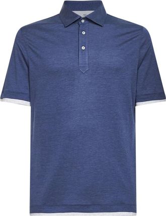 Brunello Cucinelli Homme, Tops, Bleu, Taille: XL Brunello Cucinelli T-shirts et polos