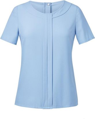 Brook Taverner Verona Bluse f&uuml;r Damen kurz&auml;rmlig (Himmelblau)
