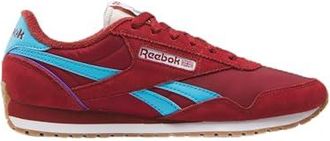 Reebok Baskets Classiques AZ pour Femme, rétro, Rouge, Cyan, Taille 38,5 EU, Retro Red Retro Red Future Cyan, 38.5 EU