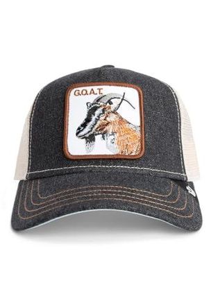 Goorin Brothers The Goat Dark Denim Casquette de camionneur Bleu fonc&eacute; Taille unique