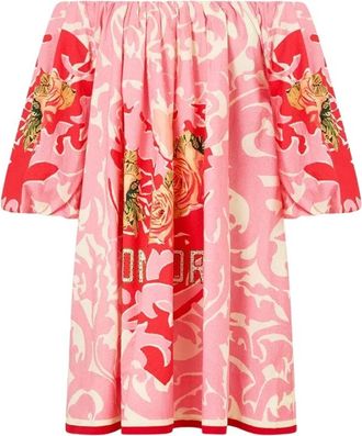 Camilla Femme, Robes, Rose, Taille: 40 FR Robe Bouffante &Eacute;paules D&eacute;nud&eacute;es