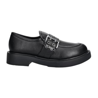 Love Moschino Leder-Plateau-Loafer - - Shoes - Damen - Schwarzk - 37 EU