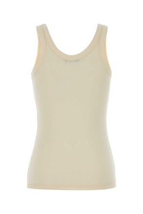 Christophe Lemaire Ribbed Cotton Tank Top - Beige