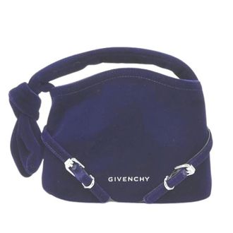 Givenchy Sac &agrave; main en velours Pre-owned - Femme - Pre-owned - Bleu - Taille: ONE Size
