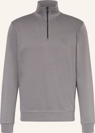 HUGO BOSS Sweat-Troyer Zetrust grau