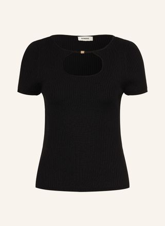 Sandro Sandro Strickshirt Mit Cut-Out schwarz