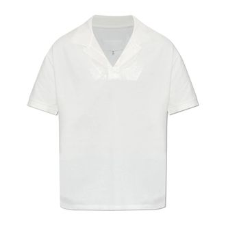 Maison Margiela Taped Polo Shirt - - Tops - Herren - Wei&szlig; - L
