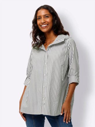 Heine Klassische Bluse Bluse Langarm