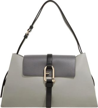Furla Shopper & Totes - Furla Nuvola L Shoulder Bag - Gr. unisize - in Dunkelgrau - für Damen