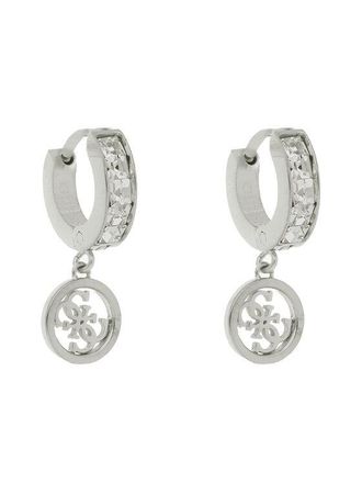 Guess Ohrringe Huggie Me JUBE03 147JW Silberfarben