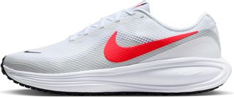 Nike Nike Revolution 8 Stra&szlig;enlaufschuh f&uuml;r Herren (extraweit) Laufschuh, White/Bright Crimson-Pure Platinum-Black, 47.5 EU X-Weit