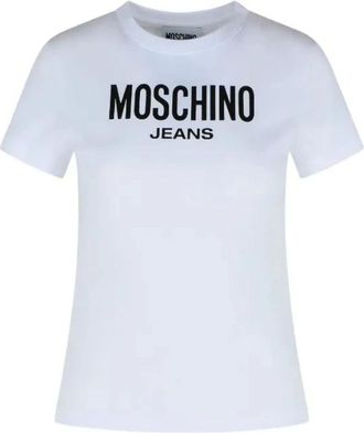 Moschino Femme, Tops, Blanc, Taille: 38 FR Moschino Jeans T-shirts et Polos Blanc