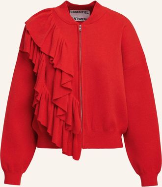 Essentiel Strickjacke Kodi rot