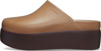 Crocs Dylan Plateau-ClogClog f&uuml;r Damen, Sepia, 3 UK
