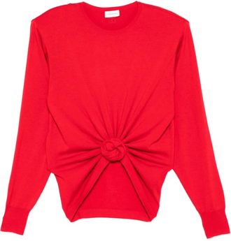 Magda Butrym Femme, Pulls, Rouge, Taille: 34 FR Dzianina 19 Sweater