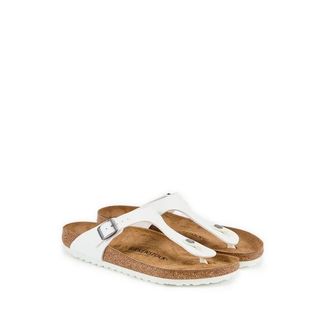 Birkenstock Sandale &agrave; entre-doigts Gizeh en cuir