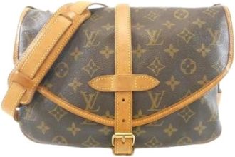 Louis Vuitton Sac bandouli&egrave;re vintage doccasion - Femme - Pre-owned - Brun - Taille: ONE Size