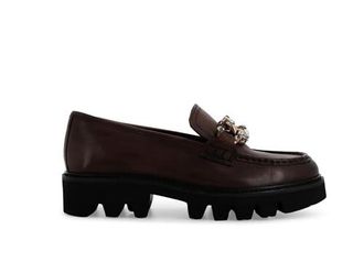 Melluso Mocassins en Cuir Marron pour Femmes k36027z 36