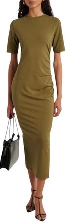 Vince Femme, Robes, Vert, Taille: 40 FR Abito