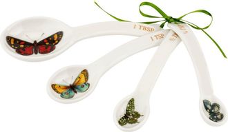 Portmeirion Botanic Garden Harmony Portmeirion BA79228-XG Porzellan-Messlöffel, 4 Stück