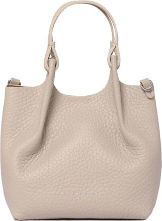 Gianni Chiarini Femme, Sacs, Beige, Taille: ONE Size Sac Bandouli&egrave;re en Cuir Dua Cr&egrave;me