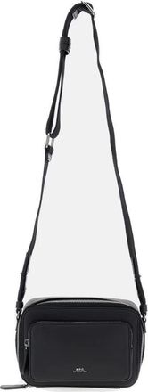 A.P.C. Hobo Bags - Compact Black Shoulder Bag With Adjustable Strap A - Gr. unisize - in Schwarz - für Damen