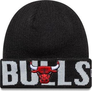 New Era Chicago Bulls Wordmark Bonnet NBA Noir Casquette