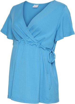 Mama Licious Damen Mlroberta Tess Ss Jrs Top 2f A., Blau, L