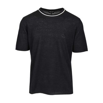 Giorgio Armani Herren, Oberteile, Blau, 2XLGr&ouml;&szlig;e
