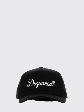Dsquared2 Casquette de baseball en coton avec logo brod&eacute; ton sur ton