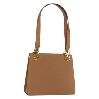 Ferragamo Sac bandouli&egrave;re en cuir Pre-owned - Femme - Pre-owned - Brun - Taille: ONE Size