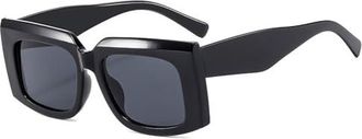 Generic Lunettes De Soleil Unisexes &Agrave; Monture Fine For Les Trajets Domicile-travail, La Conduite En Ext&eacute;rieur Et Vacances(Black)
