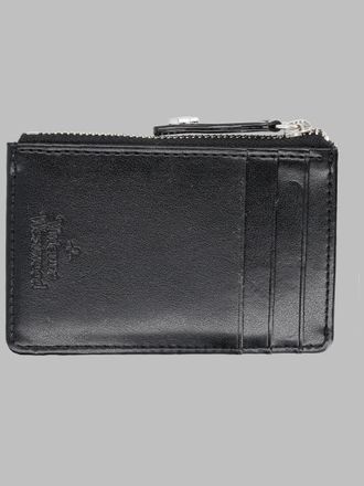 Vivienne Westwood Slim Orb Logo Card Case - Black