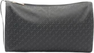 Loewe Pre-owned Sac pochette en toile - Femme - Pre-owned - Noir - Taille: ONE Size