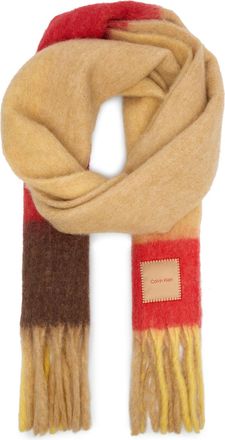 Calvin Klein Schal Calvin Klein Patch Brushed LV04D8070G Beige