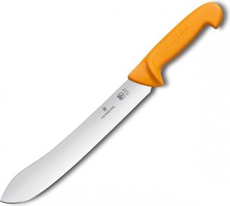 Victorinox by Swiss Army coltello da cucina Swibo con lama normale da 25 cm, giallo, 5.8436.25