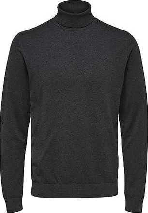 Selected SELECTED FEMME Homme Slhberg Roll Neck B Noos Maillot de survtement, Anthracite., XL EU