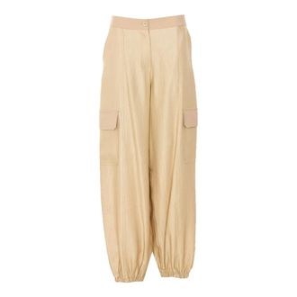 Twinset Damen, Hosen, Beige, LGr&ouml;&szlig;e