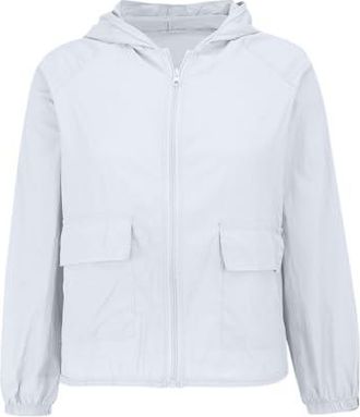 Generic Manteau dext&eacute;rieur l&eacute;ger pour femme - Combinaison dalpinisme - Fermeture &eacute;clair - Imperm&eacute;able - D&eacute;contract&eacute; - Coupe-vent - Veste de surv&ecirc;tement - Pull