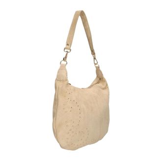 Notre-V Kirby Suede Schultertasche - - Bags - Damen - Beige - ONE SIZE