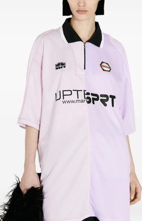 Martine Rose Half And Half football jersey - Violett
