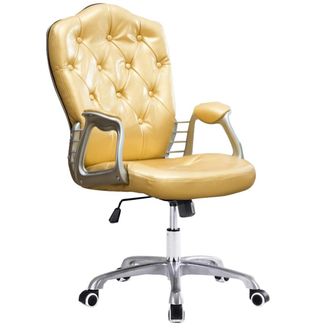 Generic Hochlehner-Schreibtischstuhl,Chefsessel,Komfortabler Computerstuhl,Ergonomischer Stuhl,Drehbarer B&uuml;rostuhl Armlehnen,Lendenwirbelst&uuml;tze,Rollen(Farbe: 