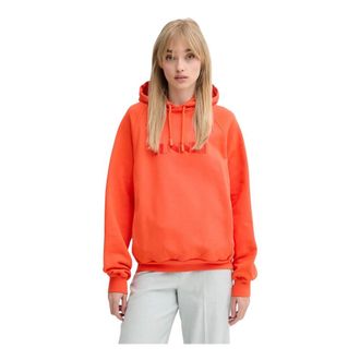 Sunnei Sunnei - Sweat &agrave; capuche en coton - Femme - Sweatshirts et sweats &agrave; capuche - Orange - Taille: 40 FR