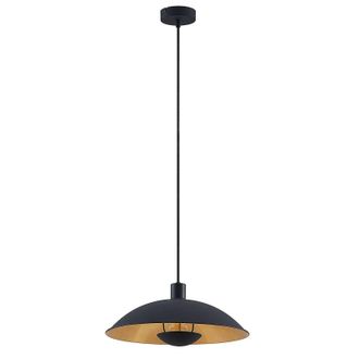 Lindby Pendelleuchte Narisara (Modern) in Schwarz aus Metall (1 flammig, E27) - Deckenlampe Esstischlampe H&auml;ngelampe H&auml;ngeleuchte Wohnzimmerleuchte