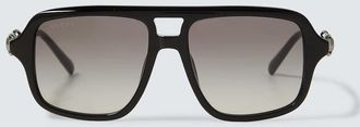 Gucci Aviator-Sonnenbrille Horsebit