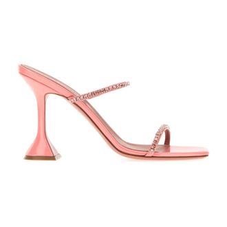 Amina Muaddi Femme, Chaussures, Rose, Taille: 37 EU Gilda mules