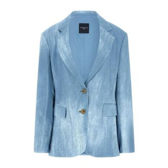Marciano Femme, Vestes, Bleu, Taille: 36 FR Jen Blazer Imprim&eacute;